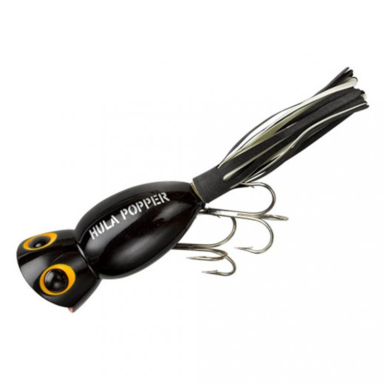 Arbogast hula popper Black | Dogfish Tackle & Marine