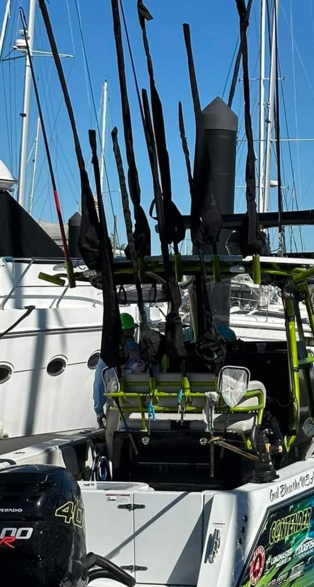 TTI Marine Custom Rod And Reel Cover | Dogfish Tackle & Marine